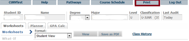 DegreeWorks Frequently Asked Questions | The City College of New York