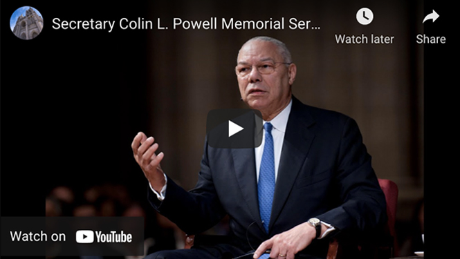 Colin Powell School Mourns loss of General Colin L. Powell | The City ...