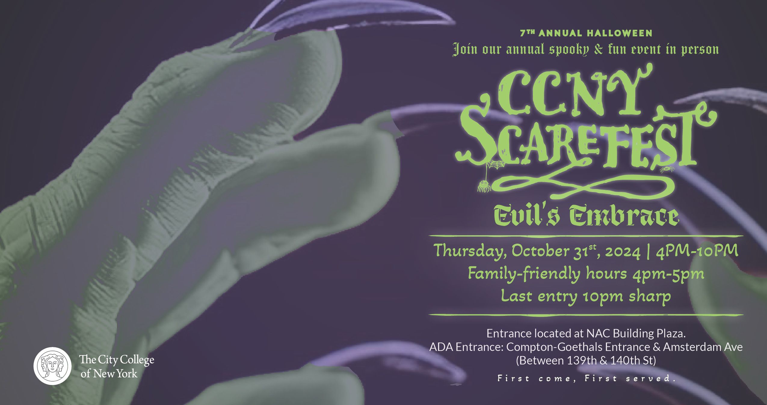 Seventh Annual Halloween CCNY Scarefest – CUNY Events Calendar