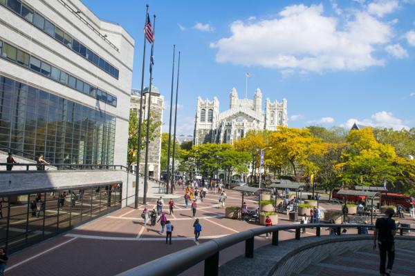 View of CCNY campus from the NAC | The City College of New York