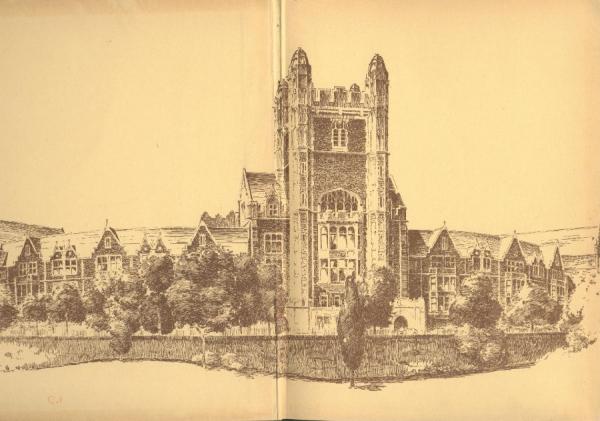 Shepard Hall Sketch | The City College of New York