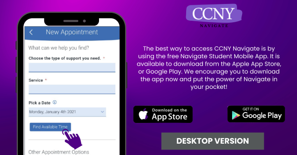 CCNY Navigate app | The City College of New York